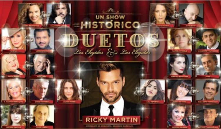Ricky Martin encabeza un show histórico de Duetos - En Vivo